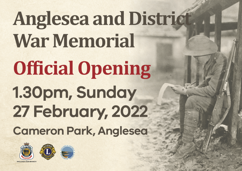 Anglesea War Memorial – Official Site